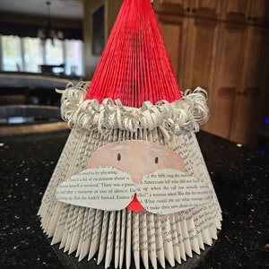 Book Page Santa - Etsy
