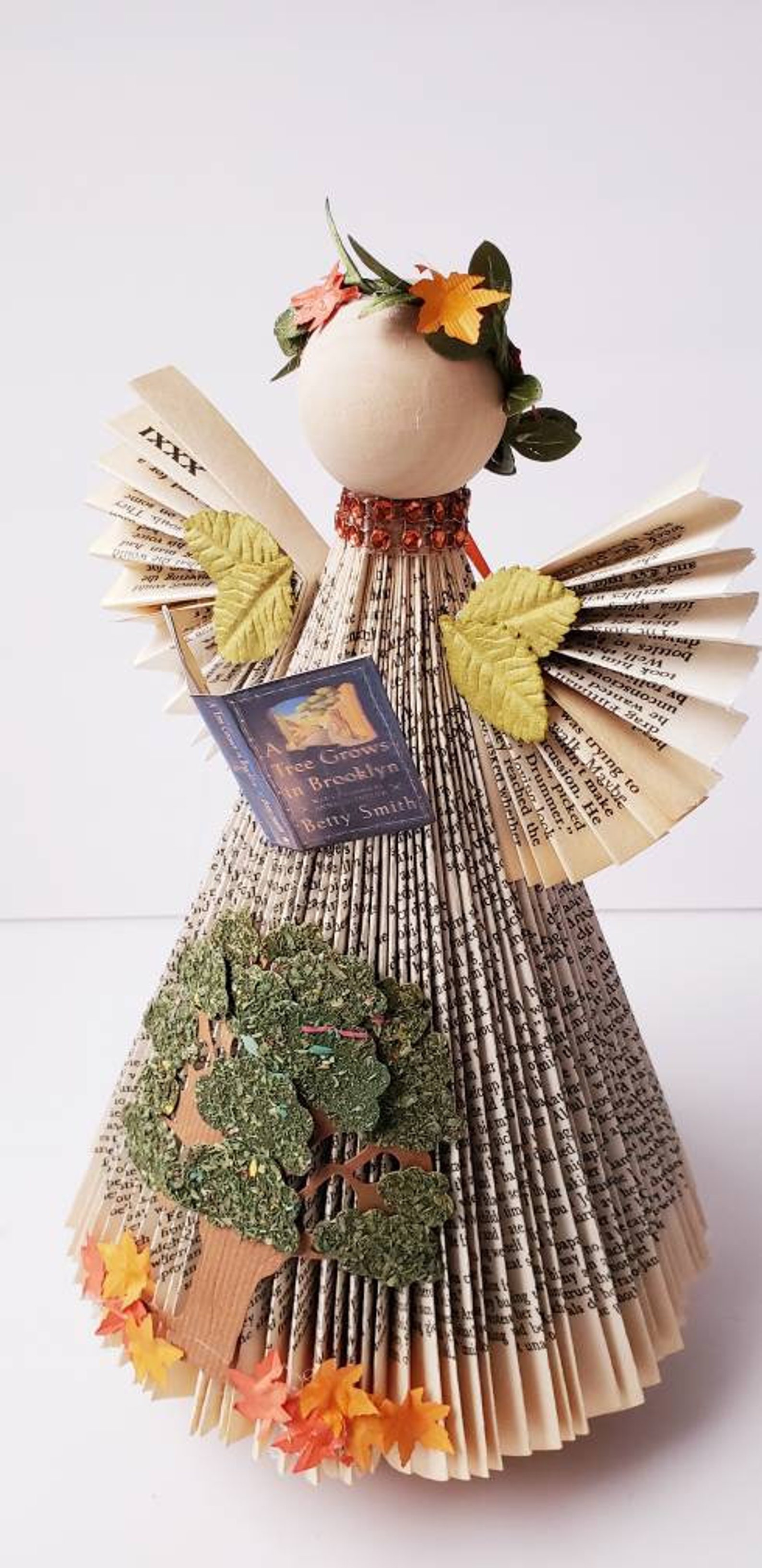 Custom Repurposed Book Angel - Made From a Book Supplied by the ...