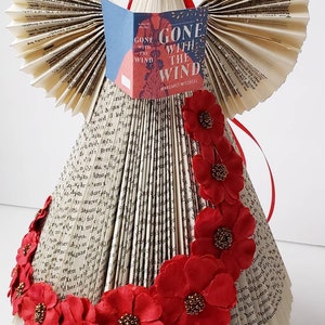 Custom Repurposed Book Angel - Made From a Book Supplied by the ...