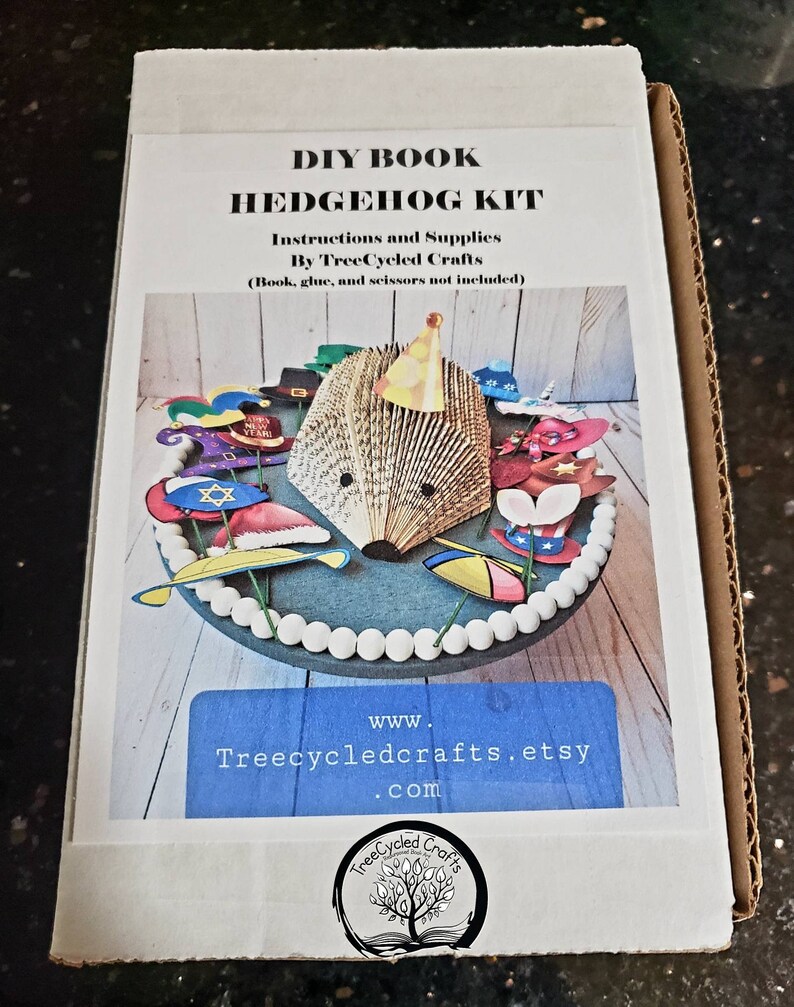 DIY Book Folding Craft Kithandmade Activity Kit Easy at Home - Etsy