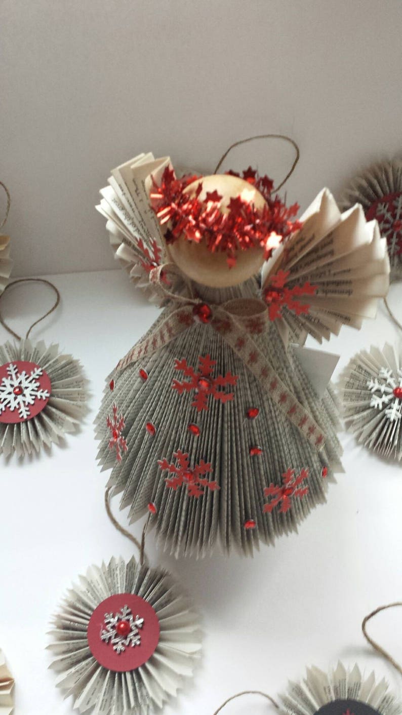 Christmas Angel Tree Topper Christmas Tree Angel Topper Book - Etsy