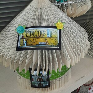 Small Repurposed Book House, Book Art, Books, First Home, Housewarming ...