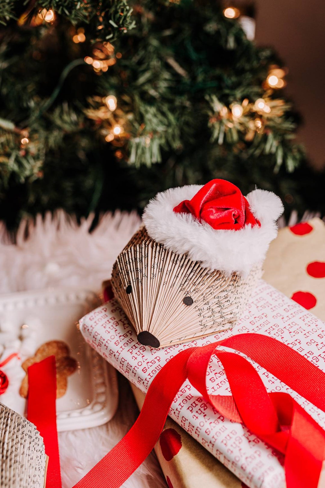 Hedgehog Gifts, Gifts for Her Under 20, Santa Gift Card Holder, Santa ...