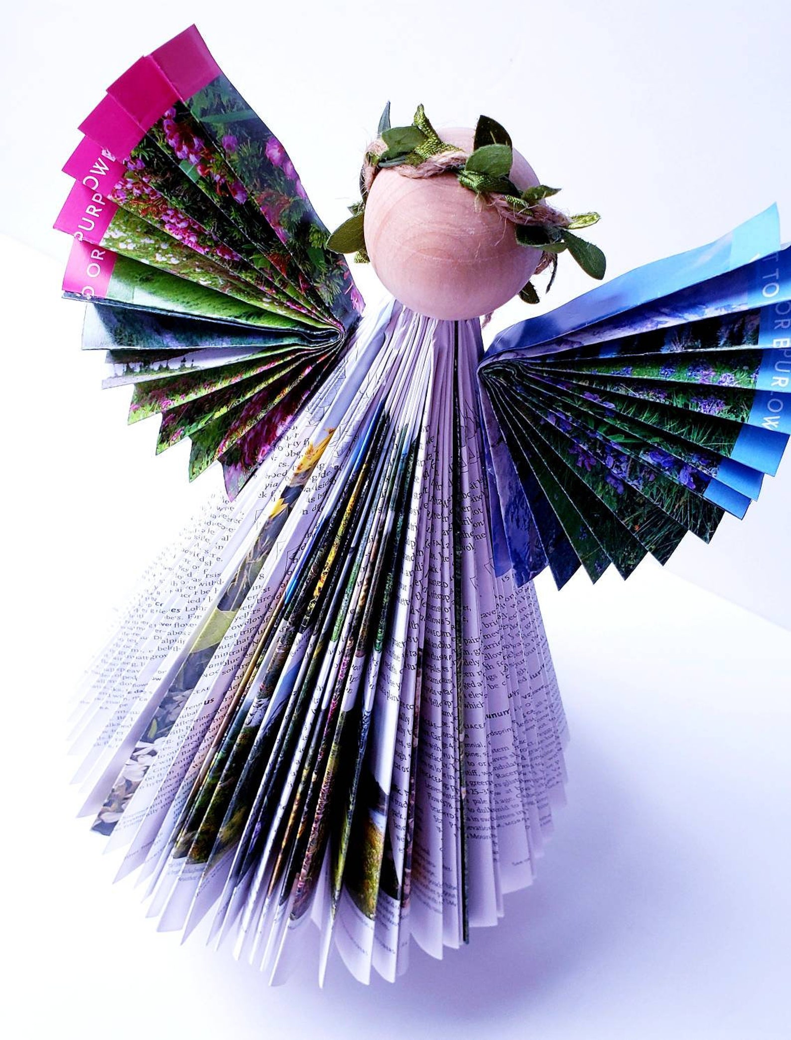 Custom Repurposed Book Angel Made From a Book Supplied by - Etsy UK