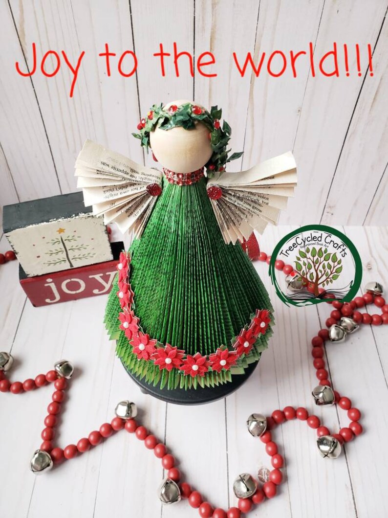 Repurposed Book Angel Angel of the Earth Earth Angel | Etsy