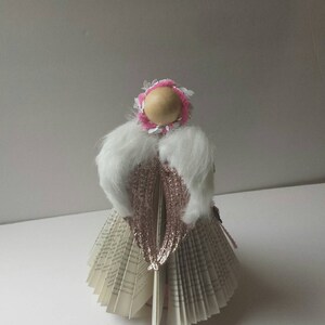 Breast Cancer Angel Repurposed Book Angel cancer Memorial | Etsy