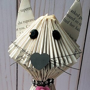 Book Cat, Repurposed Book Art, Cat Lover Gift, New Cat Gift,cat ...