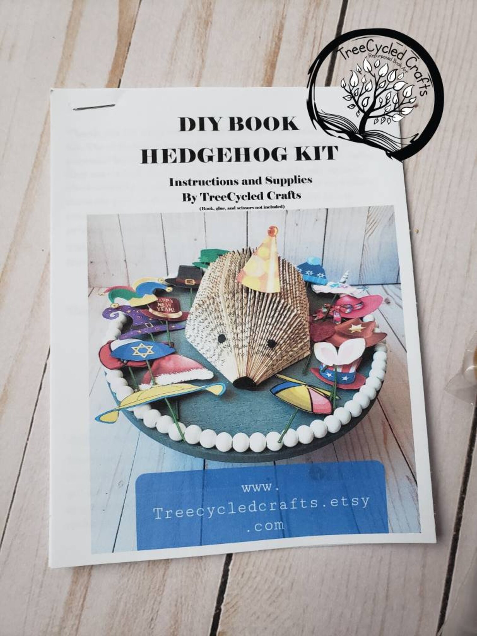 DIY Book Folding Craft Kithandmade Activity Kit Easy at Home - Etsy