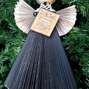 RBG Angel Tree Topper, RBG Doll, Memorial, Supreme Court, Book Angel ...