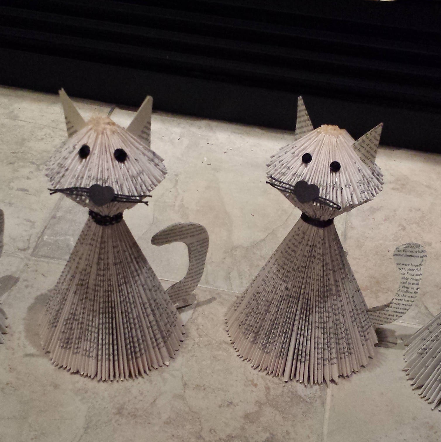 Book Cat Repurposed Book Art Cat Lover Gift New Cat Gift | Etsy