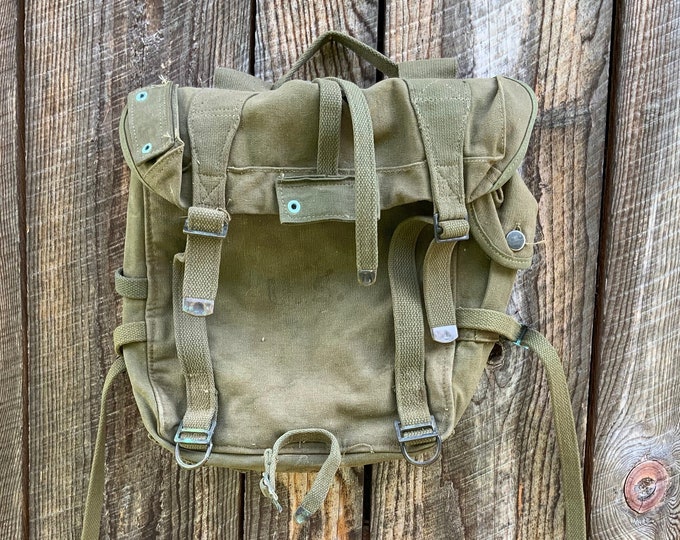 US M1945 Field Pack Backpack Combat Dated 1951 Gear Equipment - Etsy