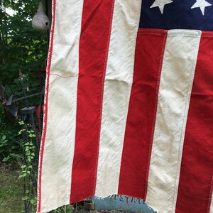 Vintage 3X5, 48 Star, Cotton, Storm King Flag With ‘alteration’/damage ...