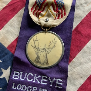 Antique Early IBPOEW Improved Benevolent Order of Elks of the World ...