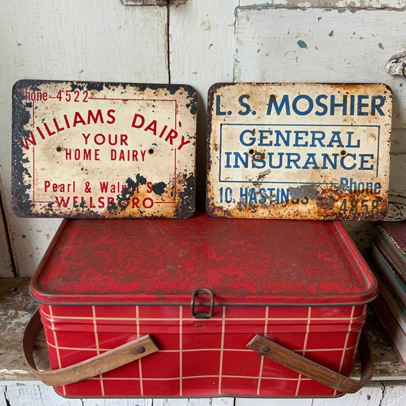 Vintage Dairy Sign - Etsy
