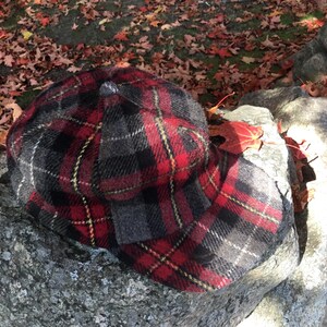 Vintage Mens Wool Hunting Hat With ‘elmer Fudd’ Flaps-gray Plaid - Etsy