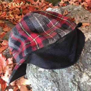 Vintage Mens Wool Hunting Hat With ‘elmer Fudd’ Flaps-gray Plaid - Etsy