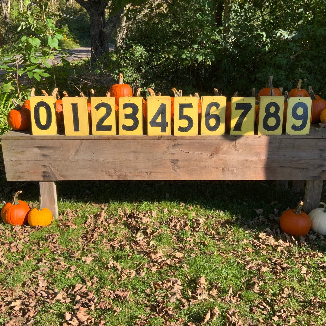 Vintage Scoreboard Numbers Little League Baseball Cricket - Etsy