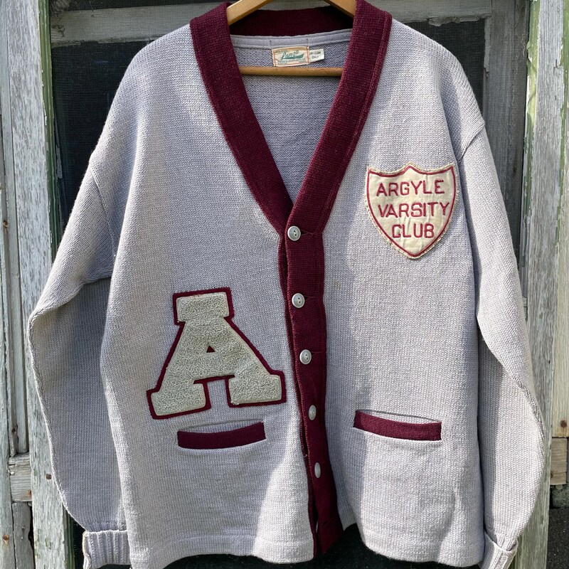 Letterman Sweater - Etsy