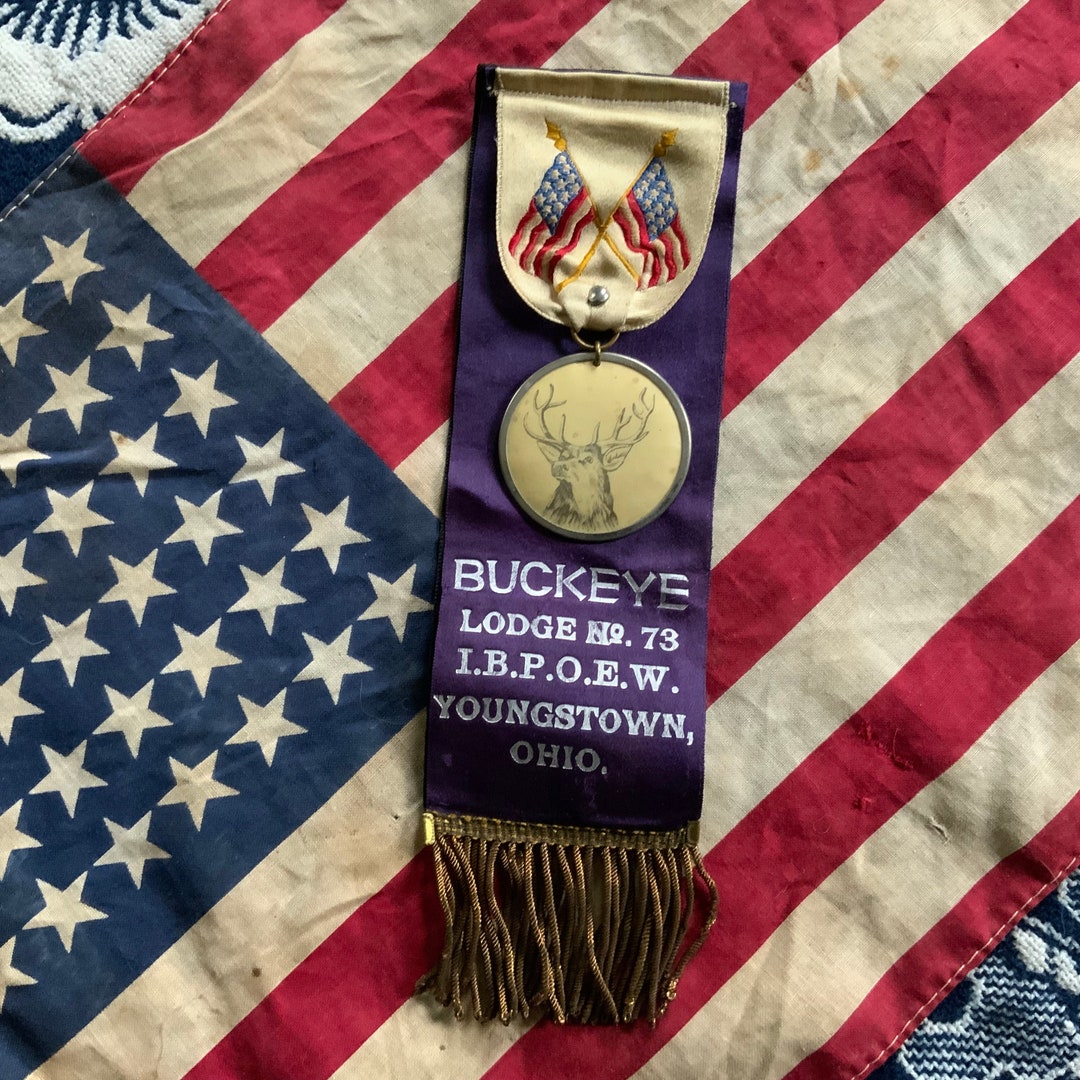 Antique Early IBPOEW Improved Benevolent Order of Elks of the World ...