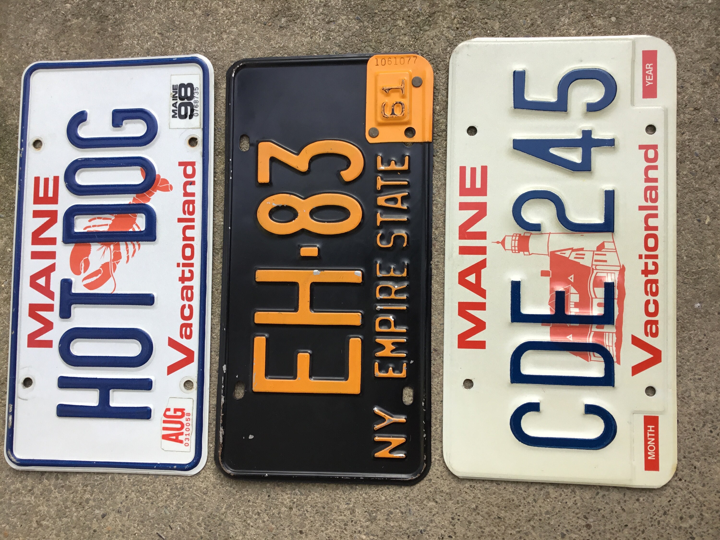 Choice: Vintage Vanity License Plate Vintage 1961 New York - Etsy