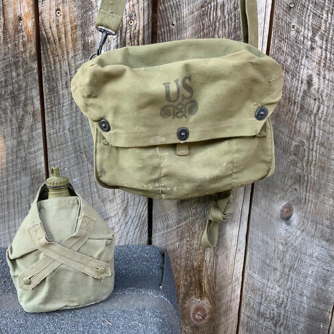 WW2 Army Lightweight Service Mask Shoulder Bag Vintage - Etsy
