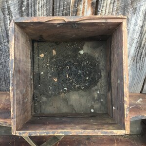 Primitive/antique/vintage Wooden Advertising Storage Box - Etsy