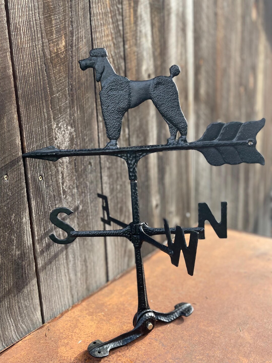 Weathervane With Poodle Motif, Indoor Outdoor Weathervane - Etsy