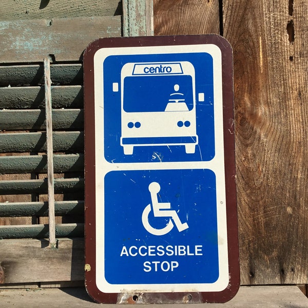 Bus Stop Sign - Etsy