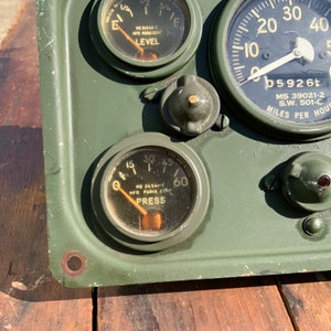 Vintage Jeep Willys Instrument Cluster Dash M38A1 Gauge Panel - Etsy