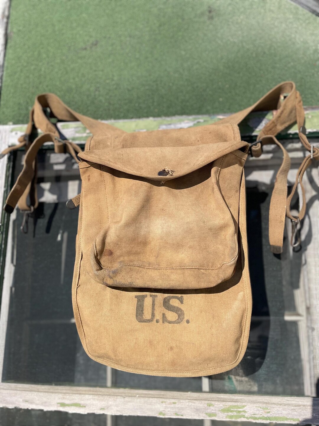 WW1 US Army Military M1910 Haversack Backpack Field Gear Equipment 1918 ...