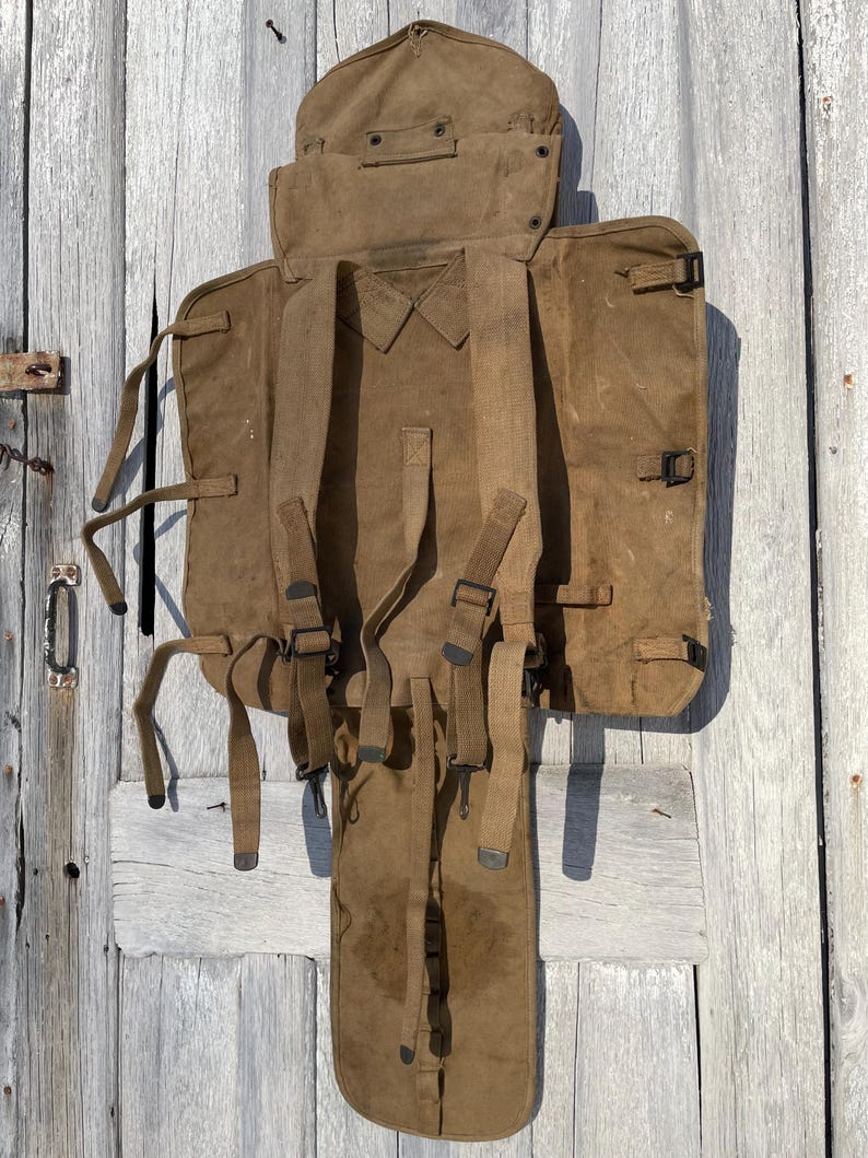 WW1 US Army Military M1910 Haversack Backpack Field Gear Equipment 1918 ...