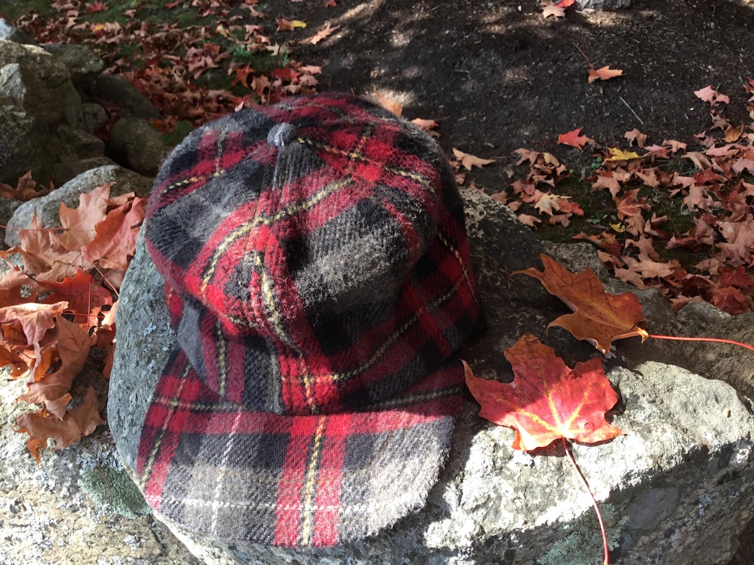 Vintage Mens Wool Hunting Hat With ‘elmer Fudd’ Flaps-gray Plaid - Etsy