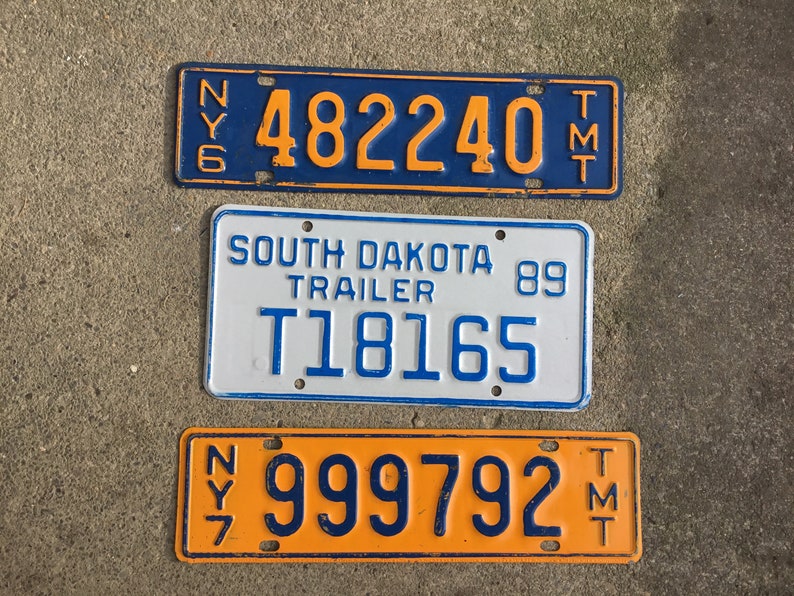 Choice: Vintage Truck License Plates Vintage New York License - Etsy