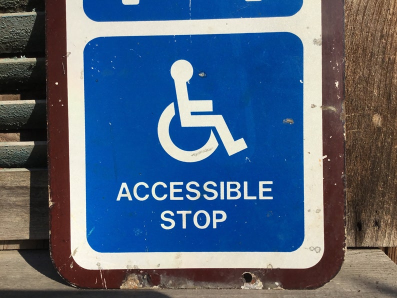 Heavy Metal Centro Bus Stop Sign Bus Sign Metal Sign - Etsy