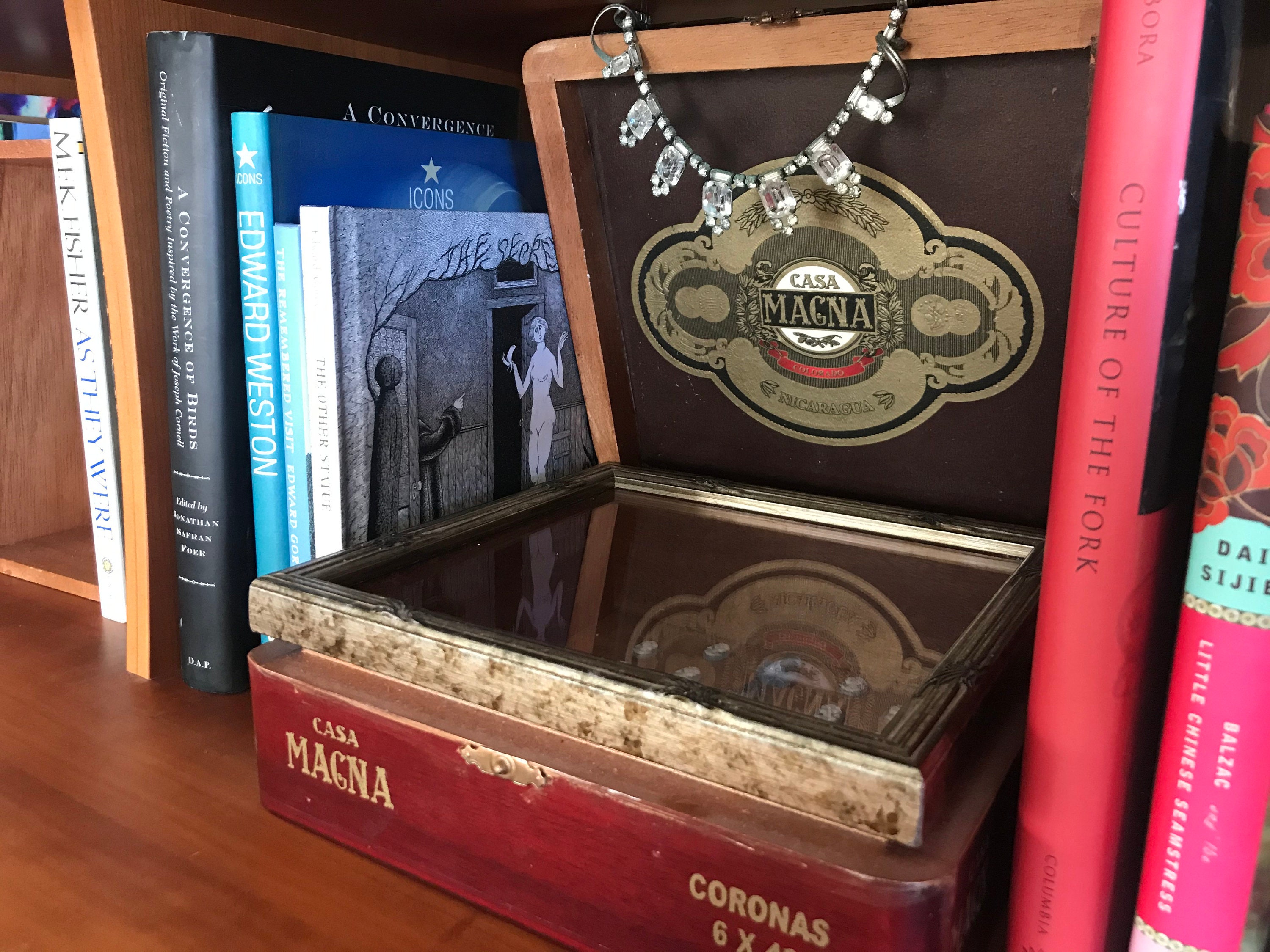 Wonder Cabinet, Book Nook Shelf Art Made Inside Vintage Cigar Box, Gift ...