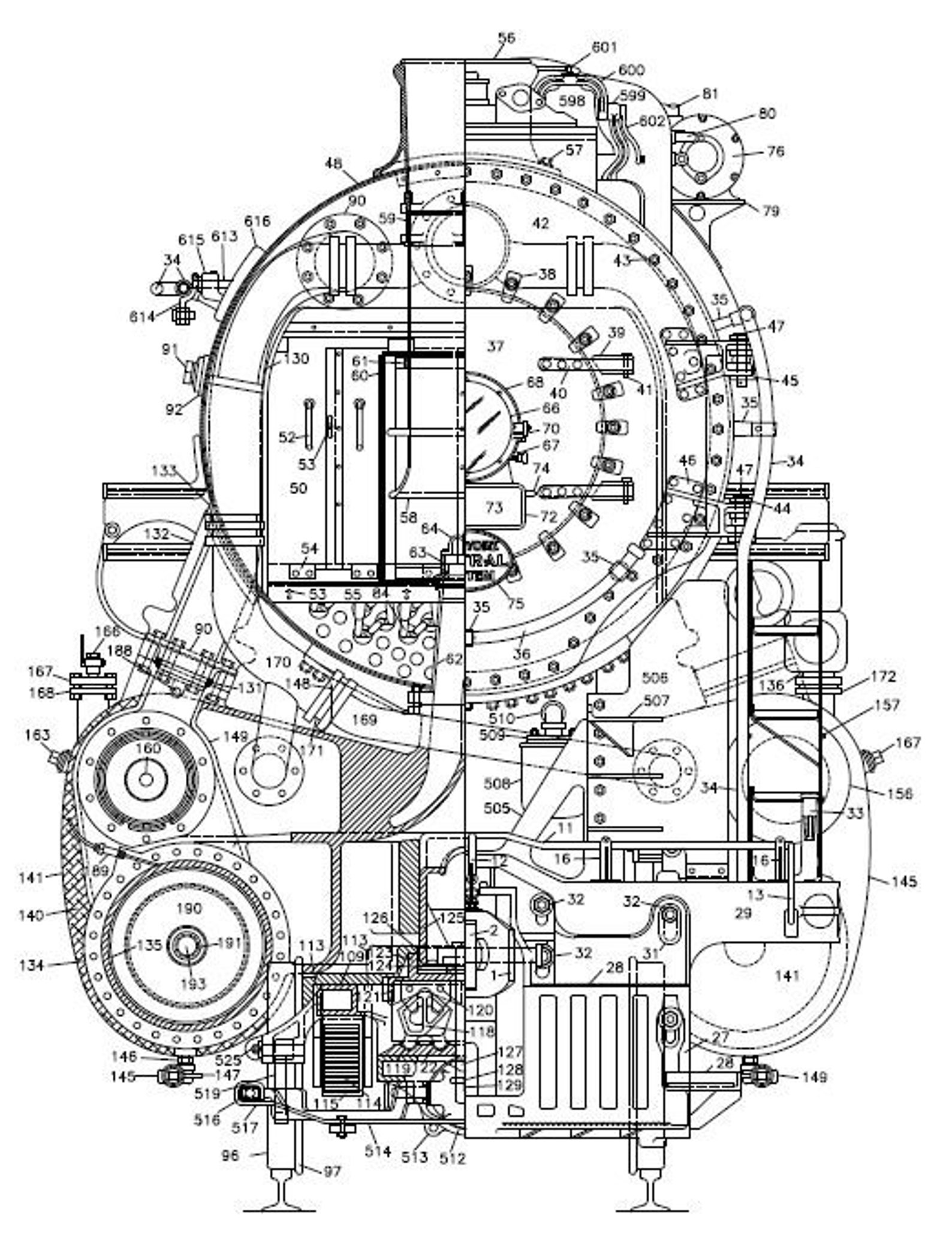 New York Central mohawk 3001 4-8-2 Steam Locomotive/tender Chart - Etsy