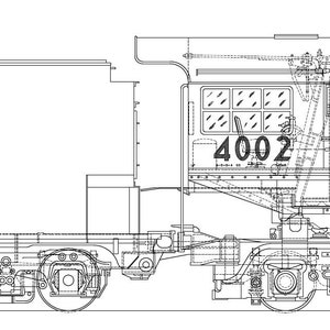 Union Pacific "big Boy" Locomotive & Tender Poster - 3 Views - Etsy