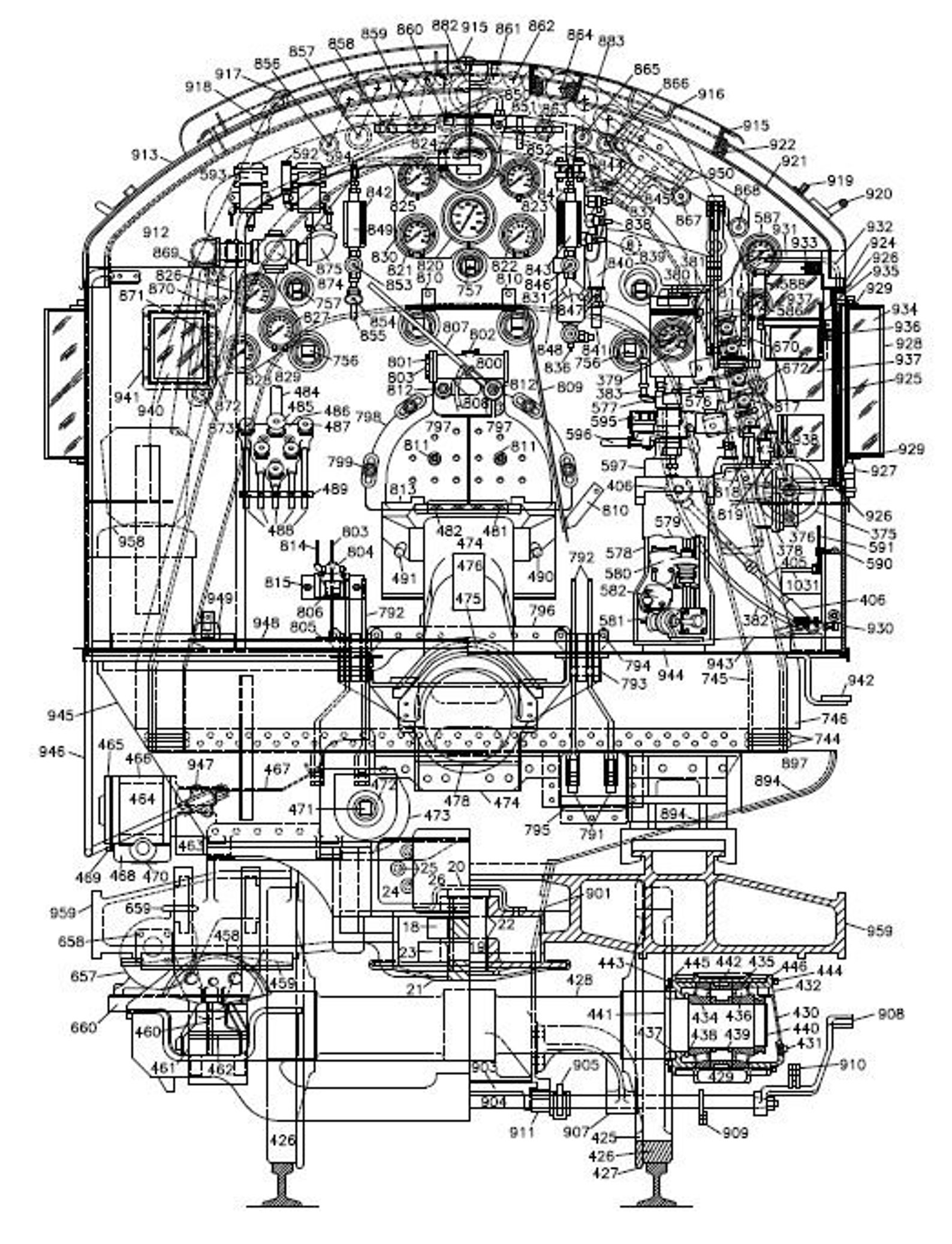 New York Central mohawk 3001 4-8-2 Steam Locomotive/tender Chart - Etsy