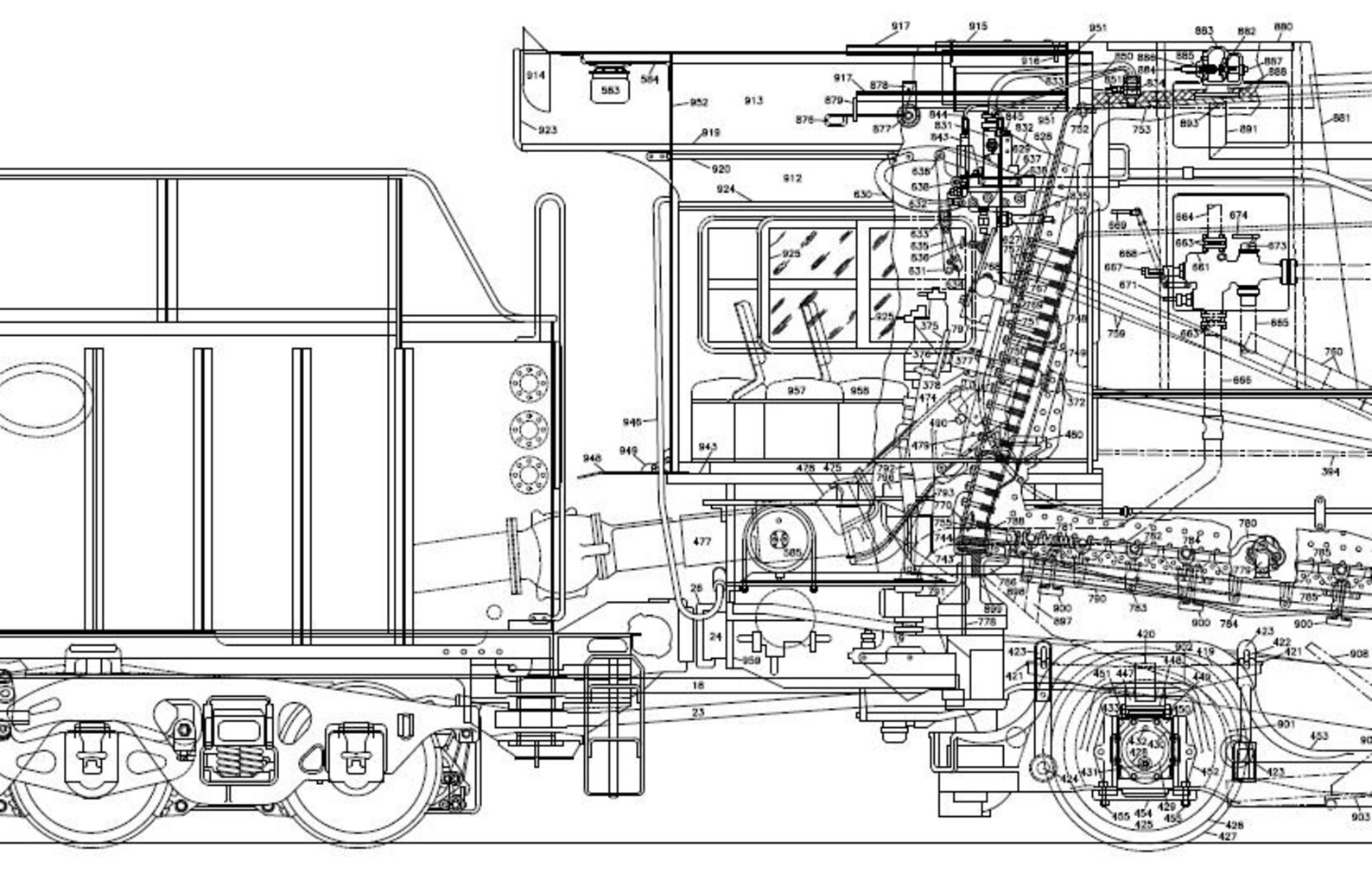 New York Central mohawk 3001 4-8-2 Steam Locomotive/tender Chart - Etsy