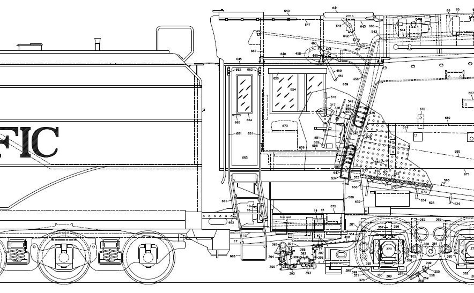 Southern Pacific daylight Express 4449 Class GS-4 4-8-4 Steam ...