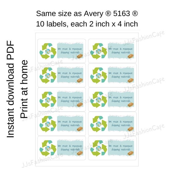 5163 Avery Label Size Google Docs Label Template Compatible With