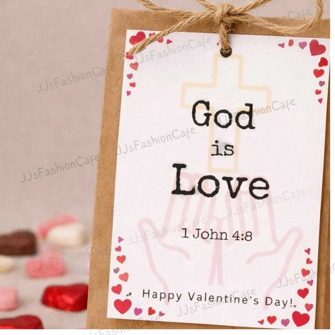 Printable Gift Tag Bag Label Church Sunday School Christian Catholic ...
