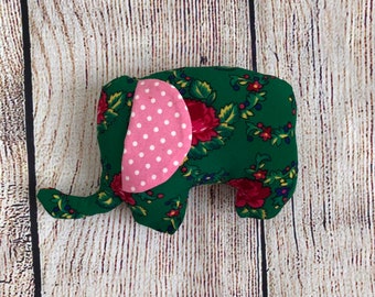 Green Plush Elephant | Etsy