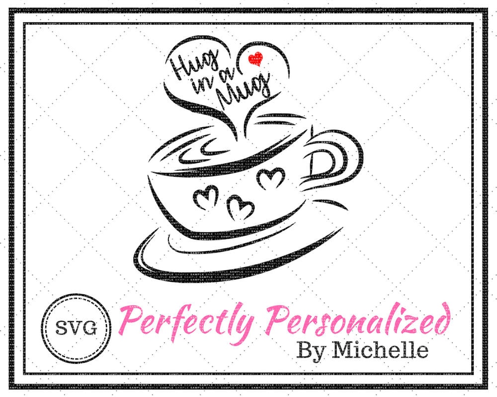 Hug in a Mug Hot Cocoa, Coffee, Gift SVG - Etsy