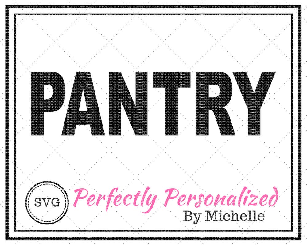 Pantry, Digital Cut File, SVG - Etsy