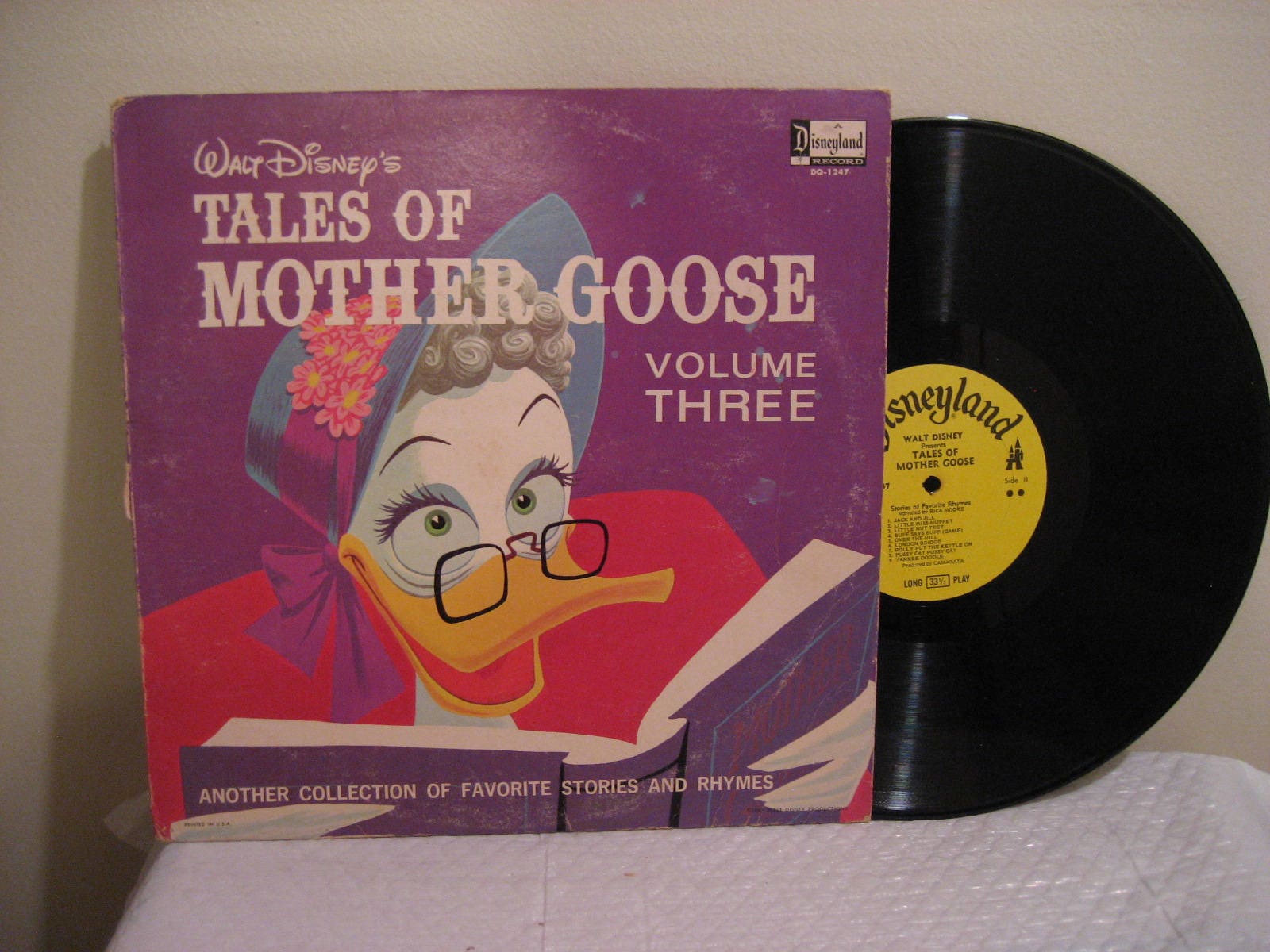 Walt Disneys Tales of Mother Goose Volume Three, Lp (record) - Etsy