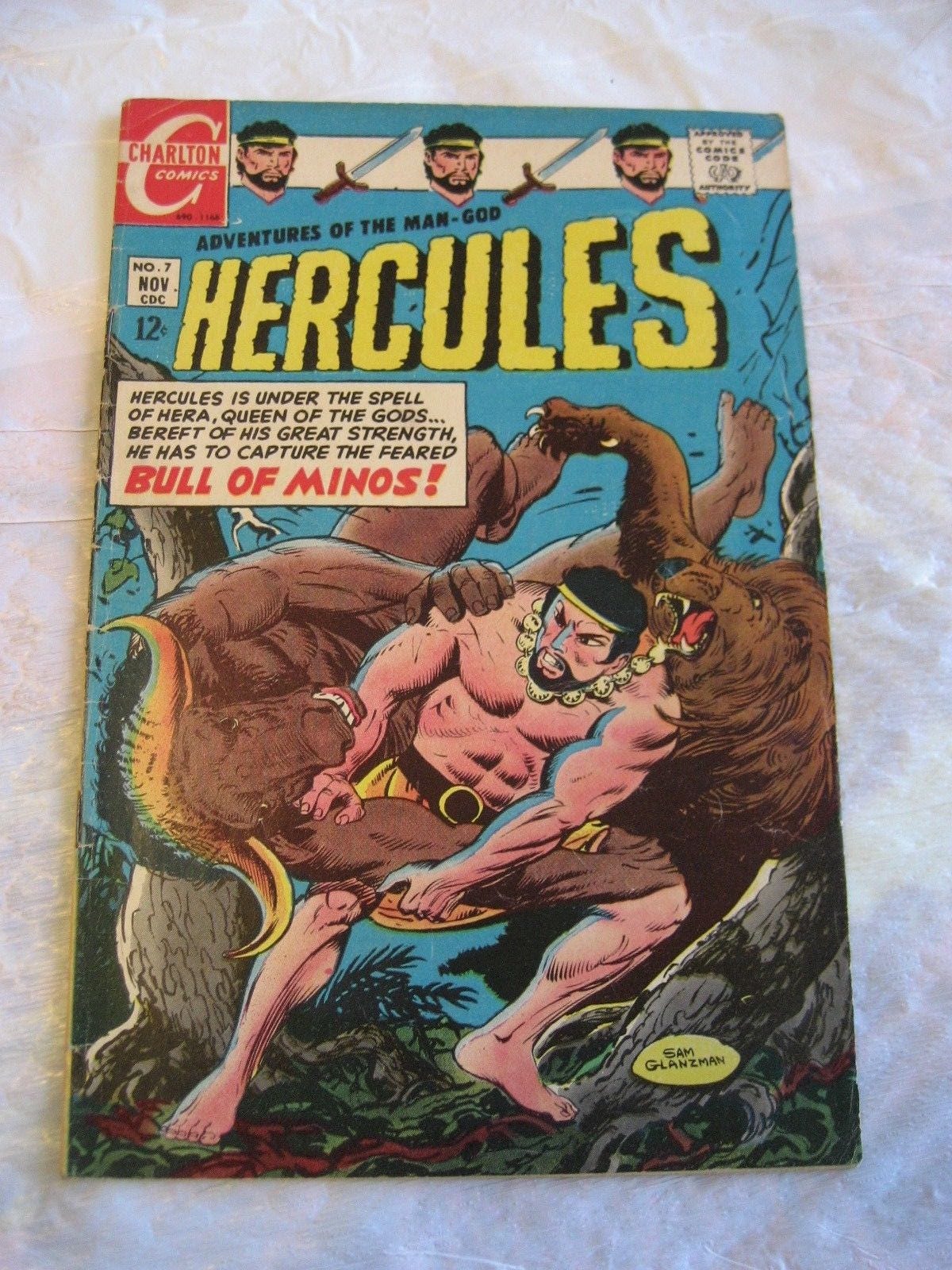 HERCULES 7 Vol 1 1968 Very Good to Fine Condition 1968 - Etsy