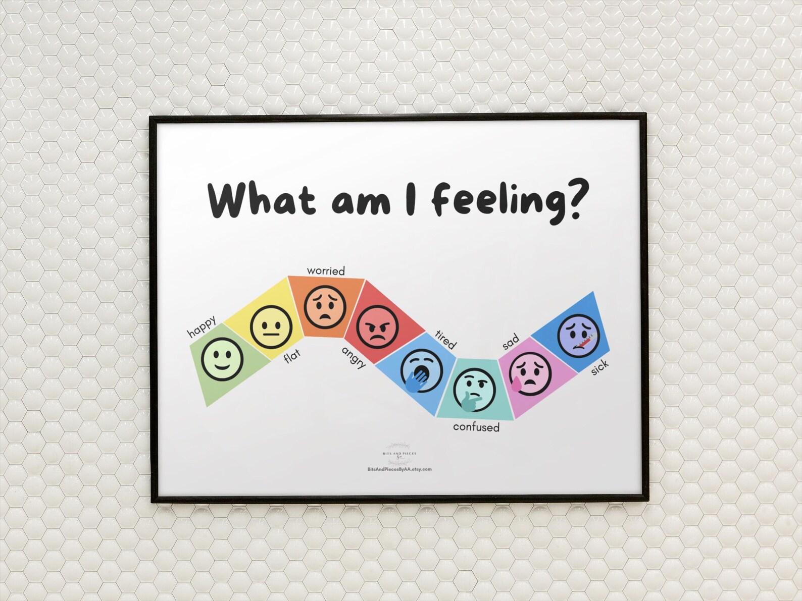 Feelings Chart Printable: Visual Emotion Chart for Autism & ADHD (PDF ...