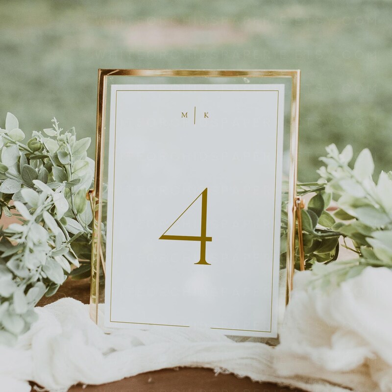 Diy Table Numbers - Etsy