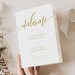 Folded Wedding Program Template Program Wedding Template - Etsy